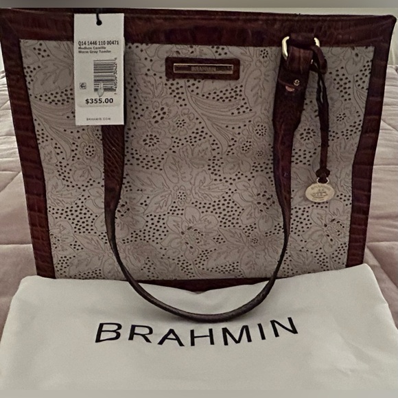 Brahmin | Bags | Nwt Brahmin Medium Camille Warm Gray | Poshmark